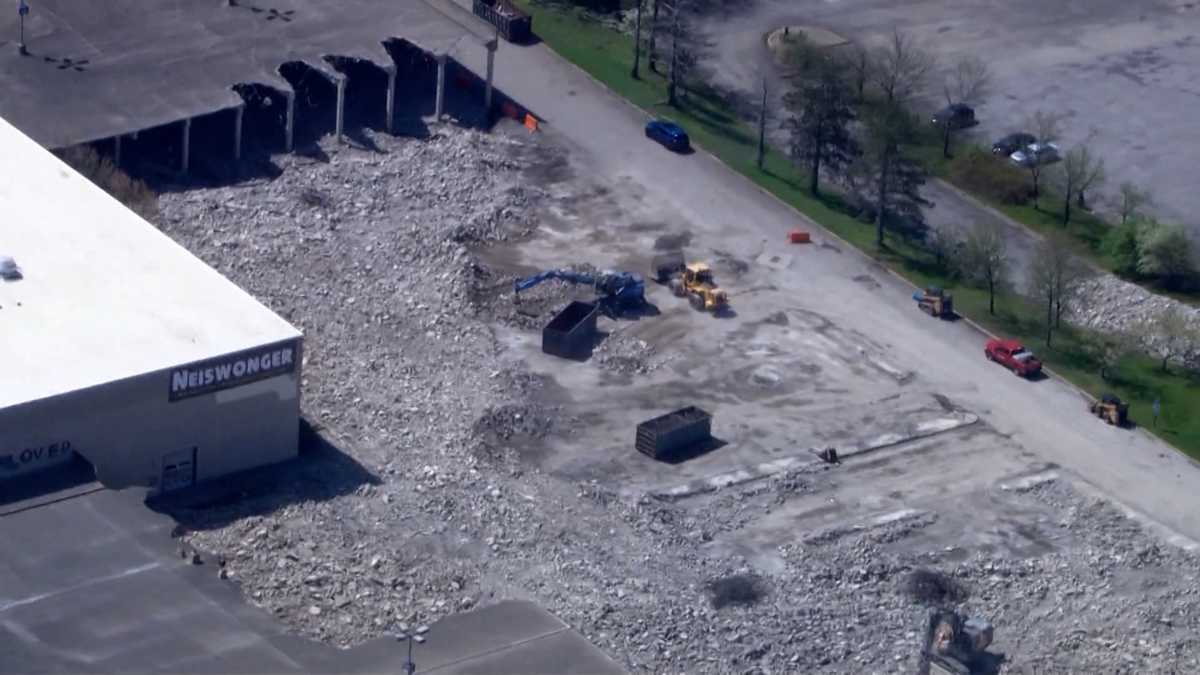 Century III Mall demolition continues: See the view from Sky 4