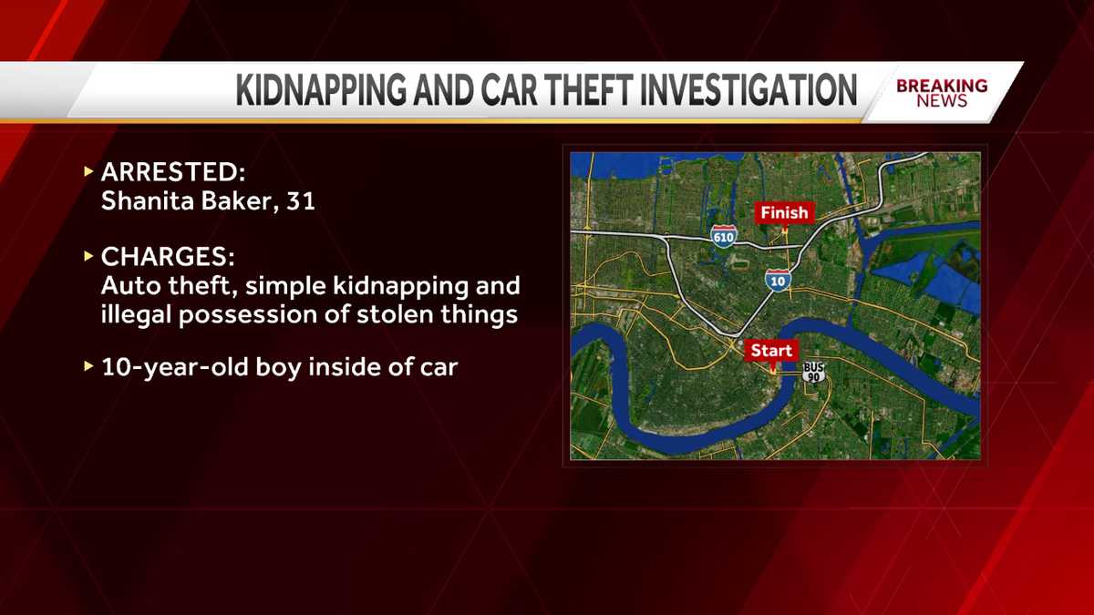 New Orleans woman arrested kidnapping Warehouse District