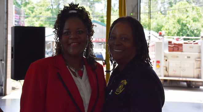 One of Cincinnati's first female firefighters retires after nearly 35 years