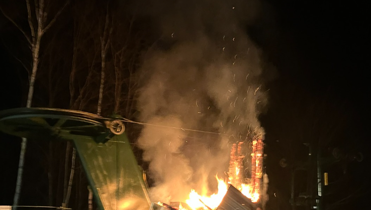 Titus Mountain ski lift shack catches fire; chair lift closed