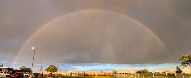 Check out these photos of Iowa rainbows after Tuesday's storms