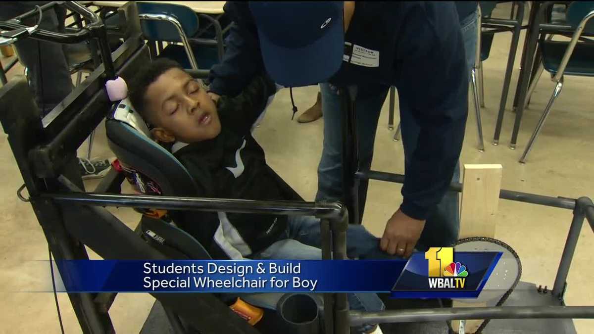 Students design 'Chandler's Chariot' for boy with cerebral palsy