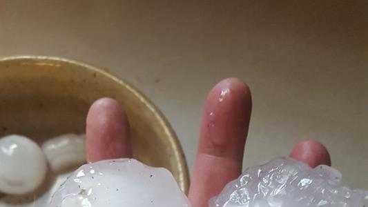 Viewer photos: Summer hail storm