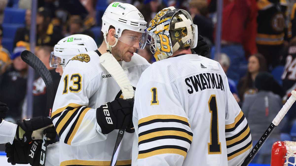 Coyle scores twice as Bruins beat Sabres to end 4-game skid