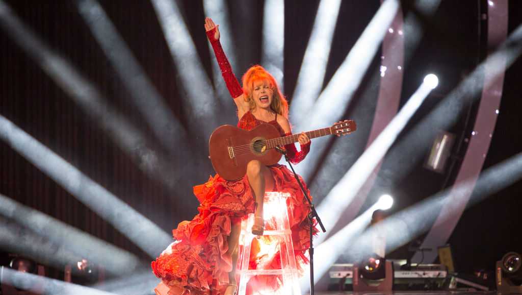 Legendary pop icon Charo performing in Salinas