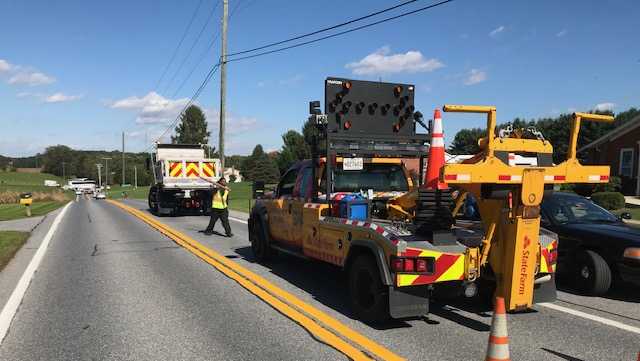 Photos: Several injured in charter bus crash in Baltimore County