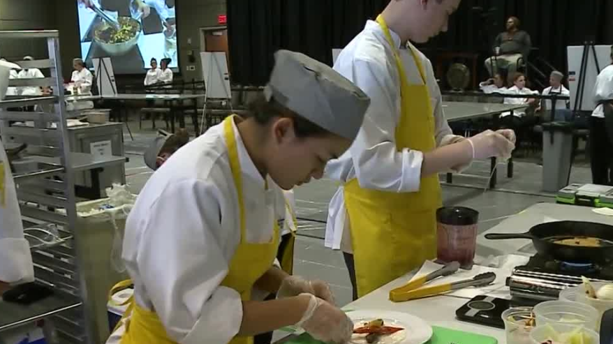 High school students put culinary skills to test in competition at ...
