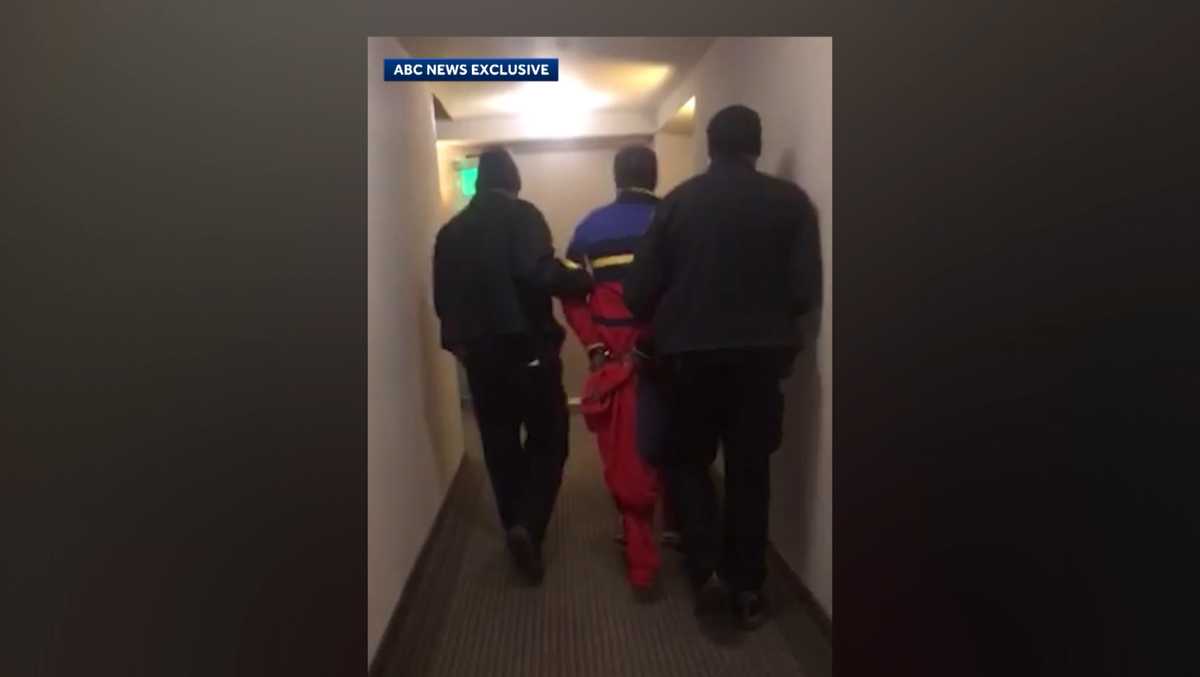 Video shows hotel hallway confrontation leading up to arrest of ...