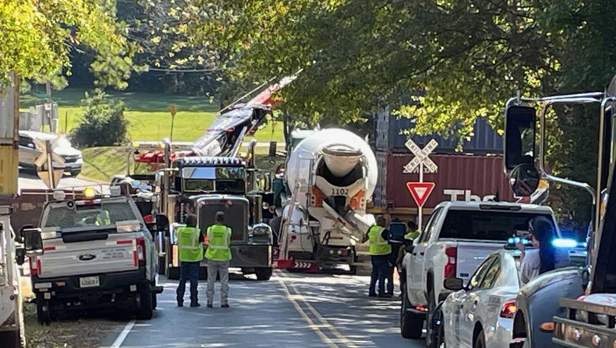 Train collision with semitruck closes several roads in Chelsea