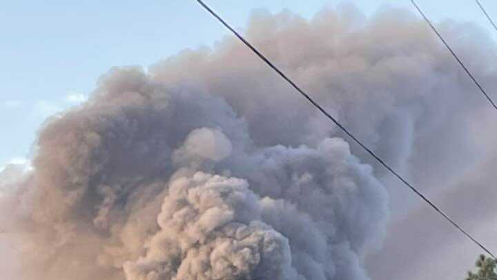 Georgia: Residents evacuated near burning chemical plant