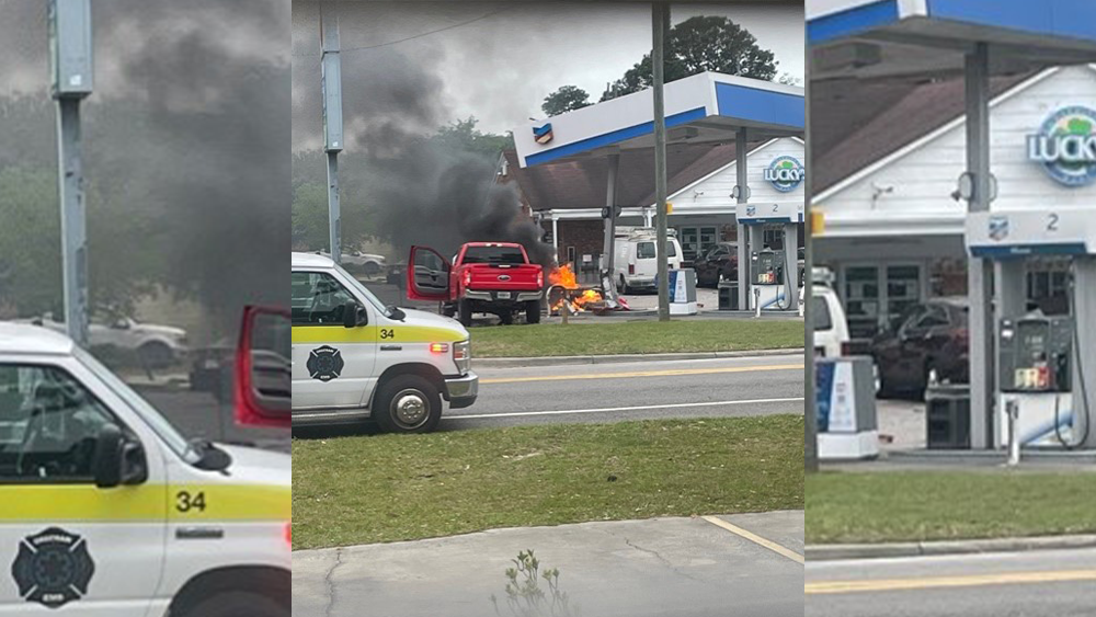Witness: Bystanders ran to free man from truck after explosion at ...