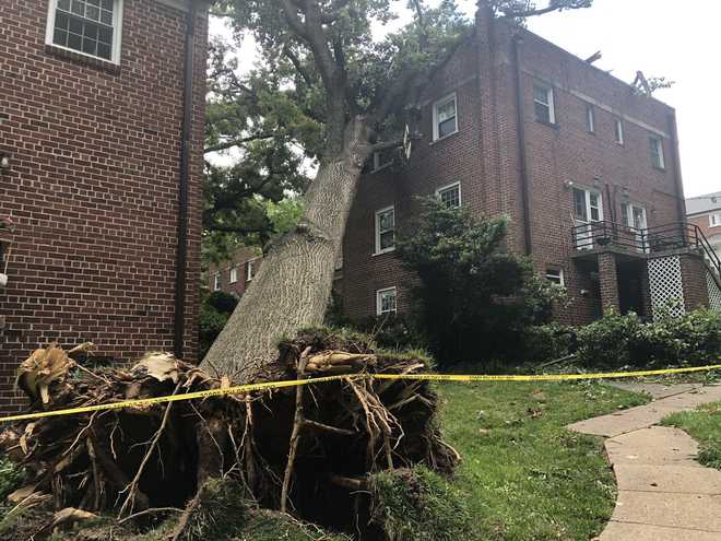Severe storms move through Maryland Thursday afternoon