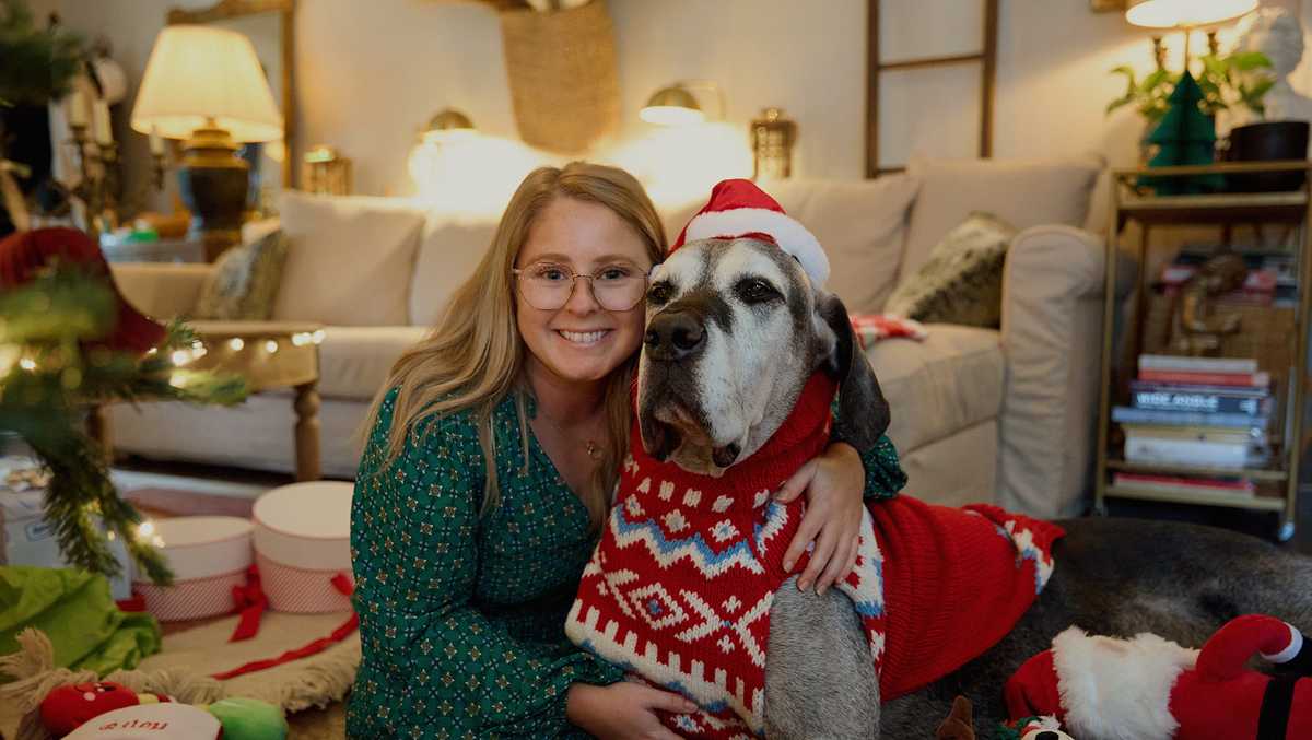 Dying Oklahoma dog, family given one last Christmas celebration