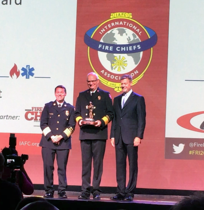 Ankeny fire chief gets 2019 career fire chief award