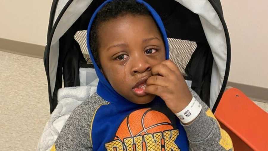 Baltimore police: Child found restrained in stroller in alley