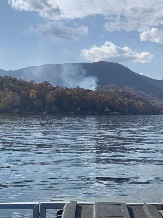 NC: Wild fire reported at Chimney Rock State Park