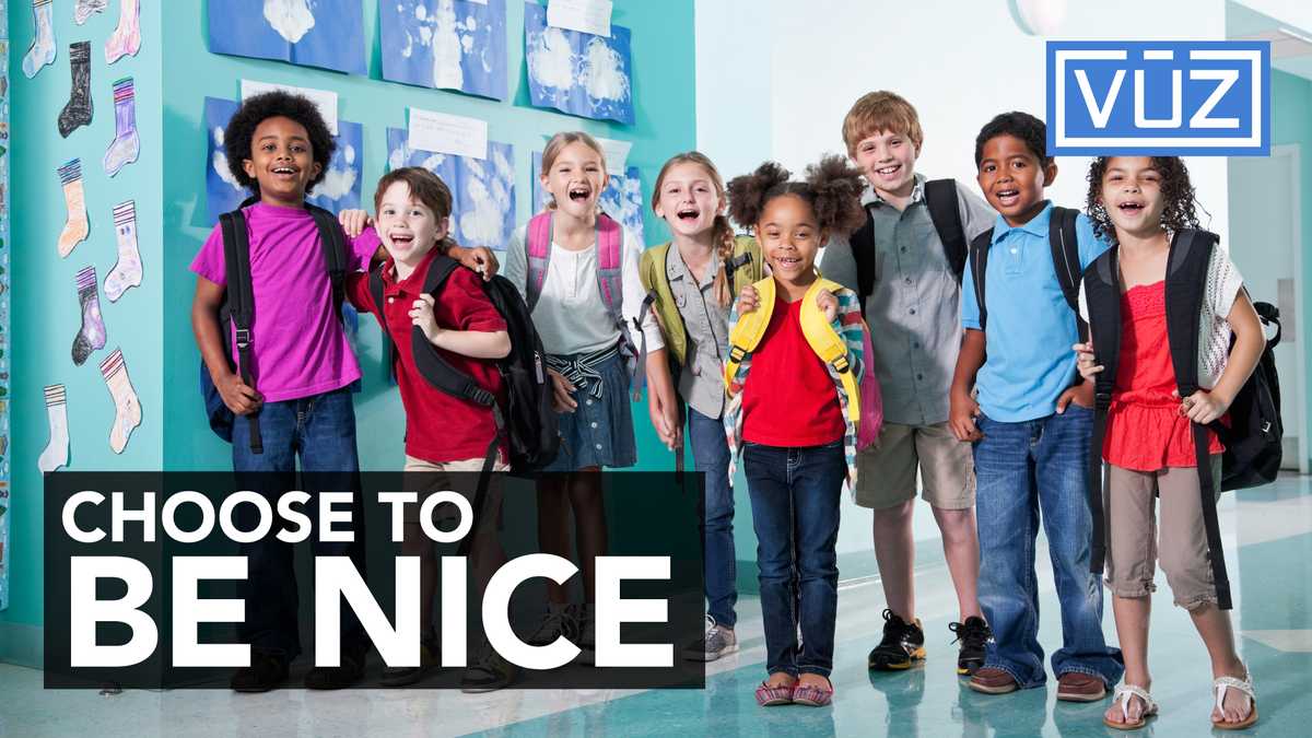 This elementary school is showing how you can Choose To Be Nice