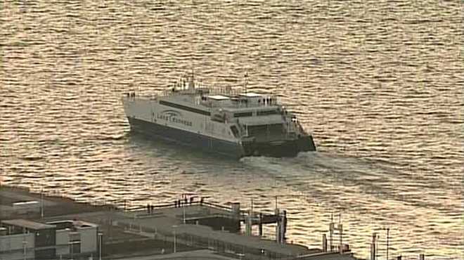 Lake Express Ferry departs on first voyage of season