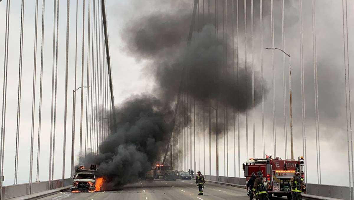 Bay Bridge partially reopen after propane explosion closes upper deck