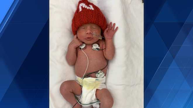 GBR! Take a look at these baby Husker fans