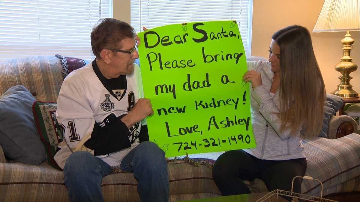 Christmas kidney wish: A father and daughter take their plea for a ...