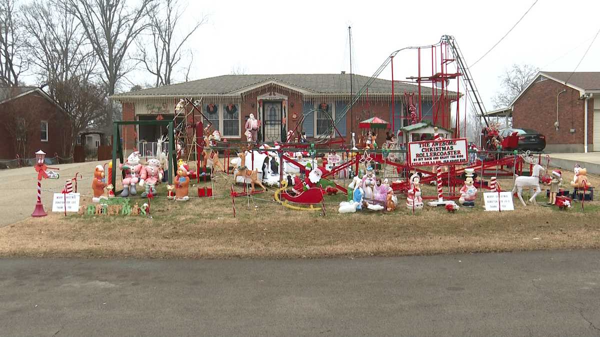 Louisville home features Christmas rollercoaster with Santa and his ...