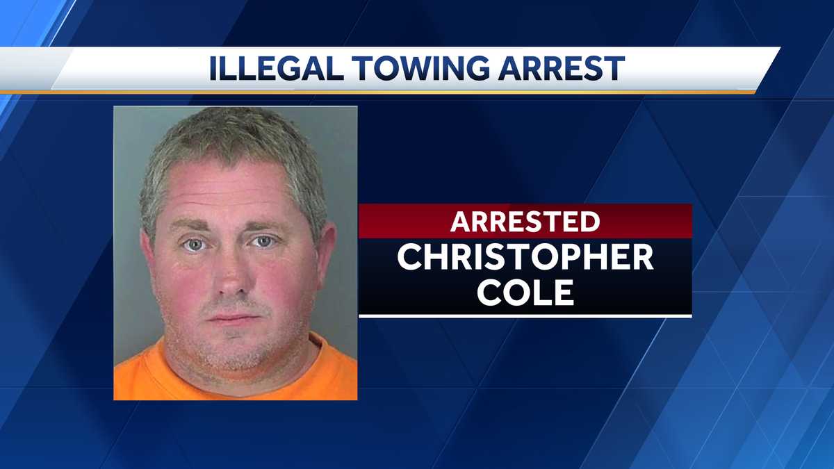 SC: Man arrested after illegally towing vehicles from gas station