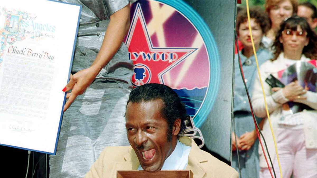 Chuck Berry through the years
