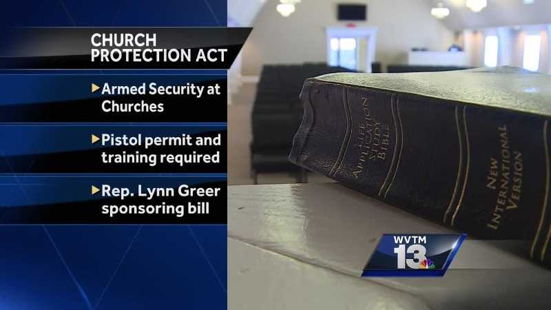 Bill allowing armed security at churches being debated in Montgomery