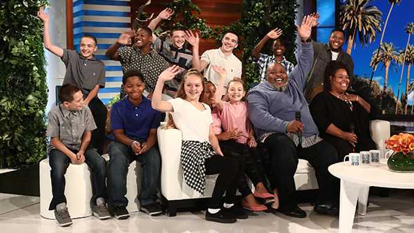 Ellen DeGeneres surprises local family