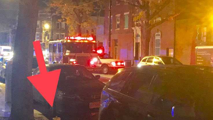 Police issue warning to drivers after car blocks fire hydrant at scene ...