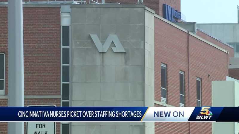 Nurses at Cincinnati VA Medical Center chant for change over staffing ...