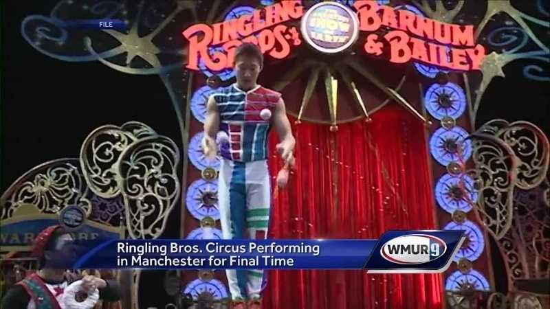 Final Ringling Bros. circus shows in Manchester set for this weekend