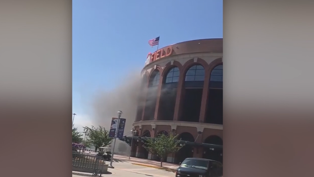 Flames under control after fire breaks out at Citi Field, New York City ...