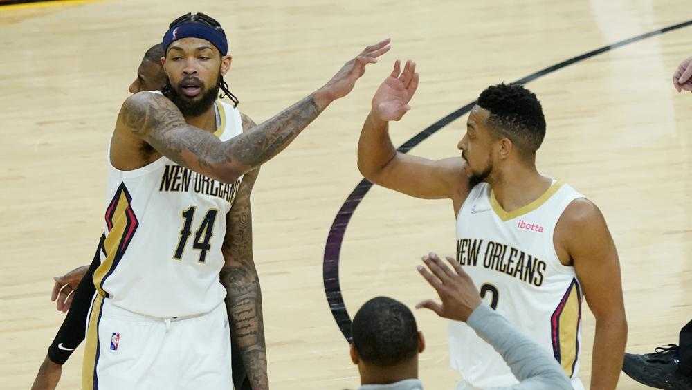 WATCH NOW: CJ McCollum discusses the Suns without Devin Booker and ...