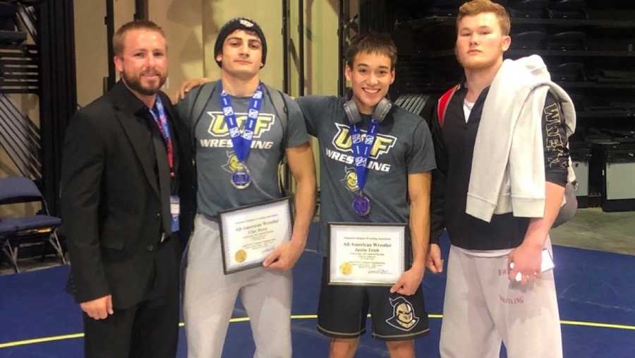 UCF wrestler claims NCWA National Title