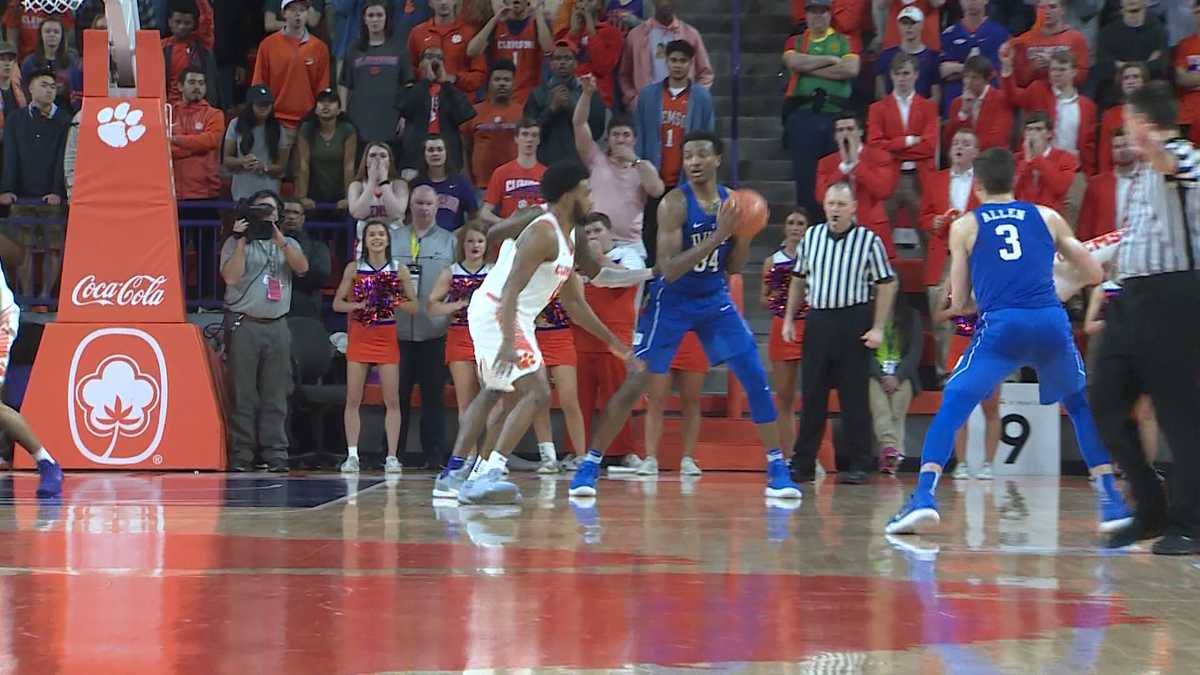 Trent leads No. 12 Duke to 66-57 win over No. 11 Clemson