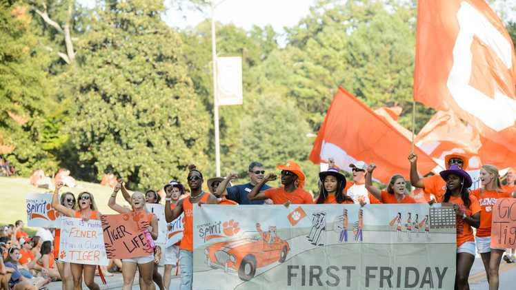 Date set for Clemson First Friday parade and pep rally