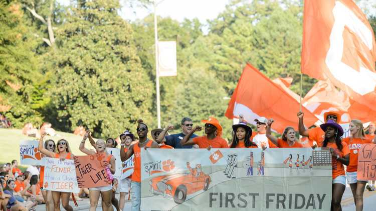 The Clemson community kicked off the football season at the annual ...