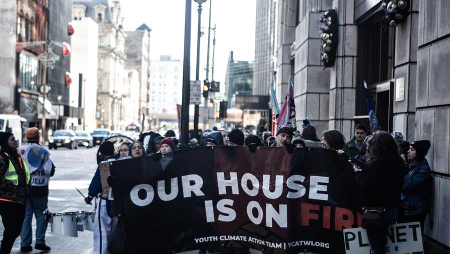 11 people arrested during downtown protest