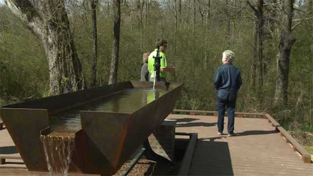 Clinton park opens on site of city's original natural springs