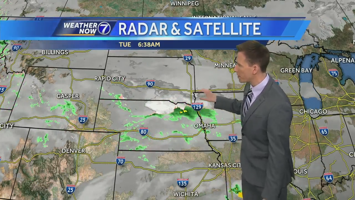 Cooler weather with rain and snow chances Tuesday