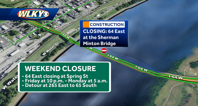 Reminder: There's another Sherman Minton Bridge closure this weekend
