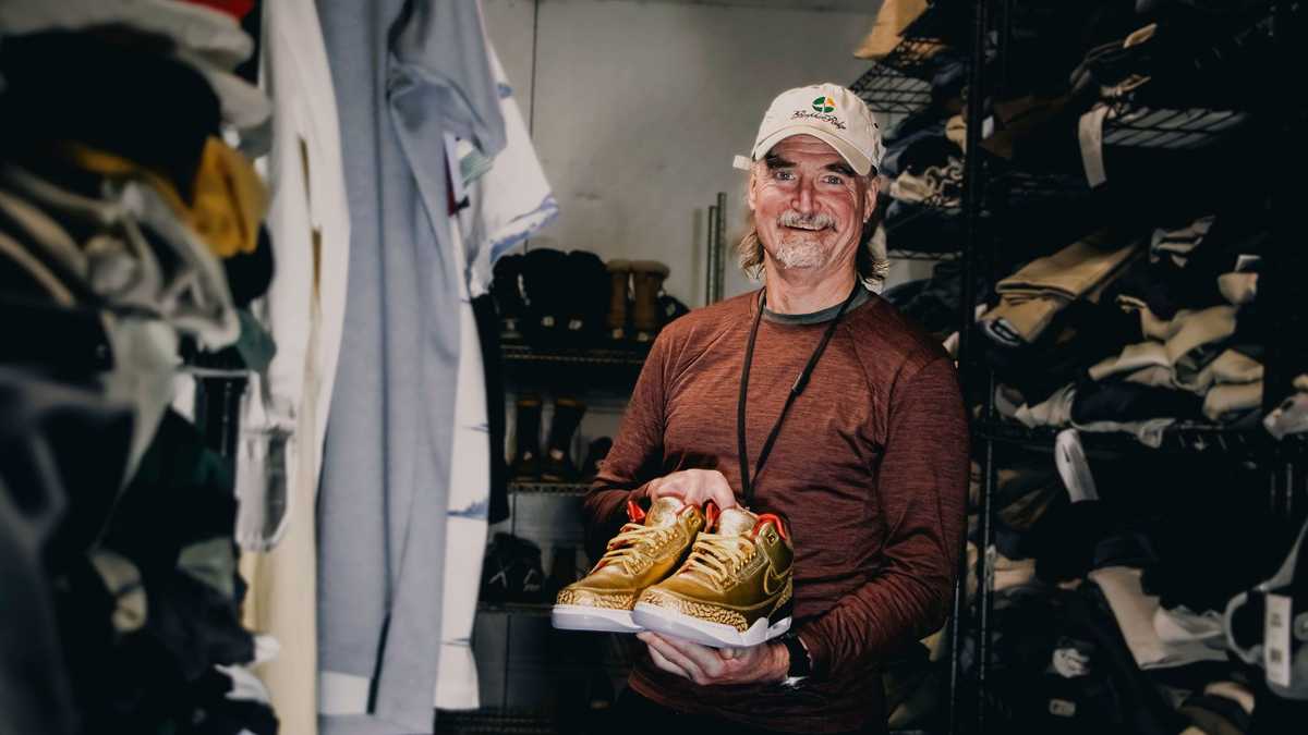Pair of Air Jordans worth thousands donated to homeless shelter