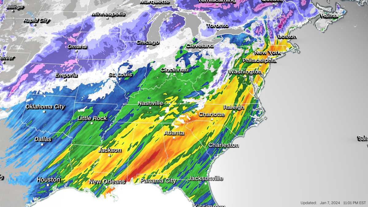Georgia: Strong, fast-moving storm to bring extreme weather