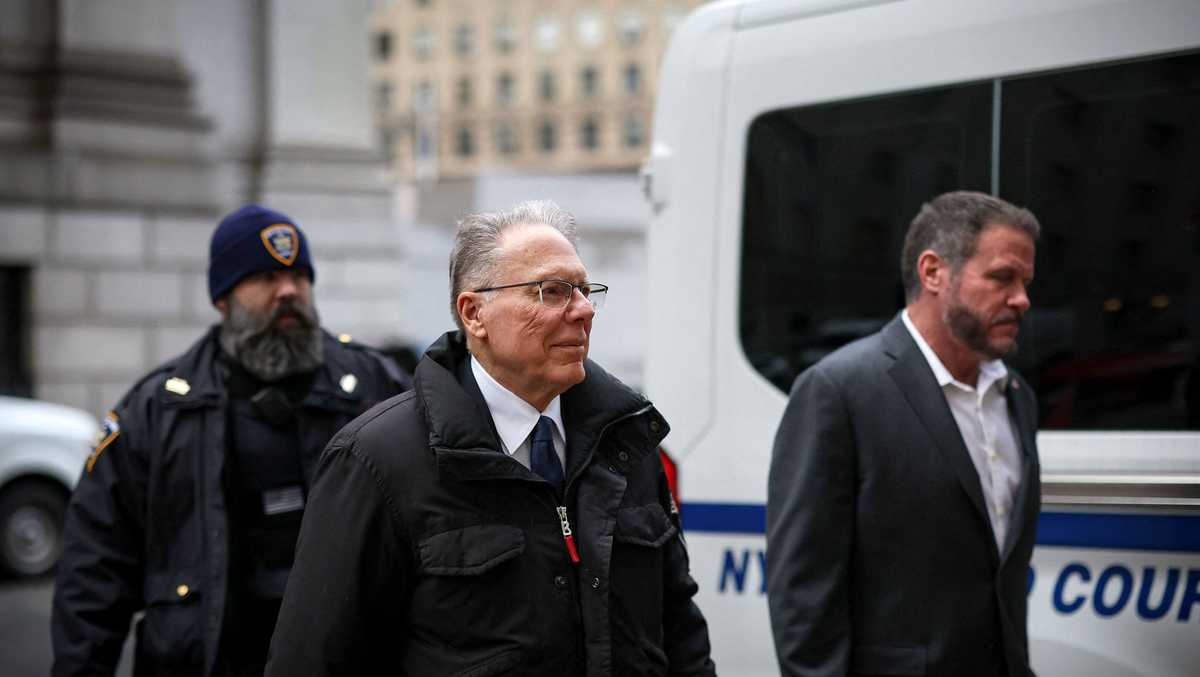 Longtime NRA head Wayne LaPierre finishes testimony in NY civil trial