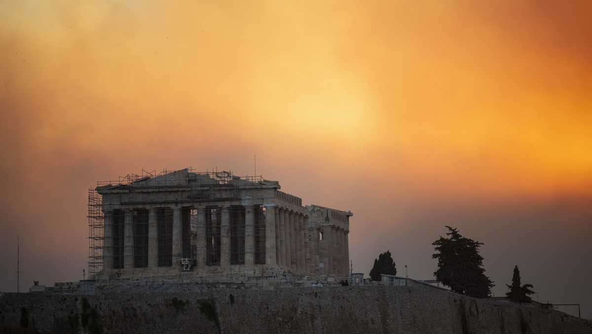 Evacuations ordered near Athens as Greek authorities try to contain ...