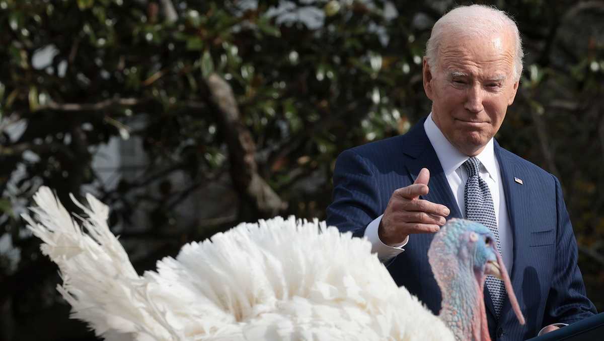 Turkey pardon: Biden grants clemency to Peach and Blossom