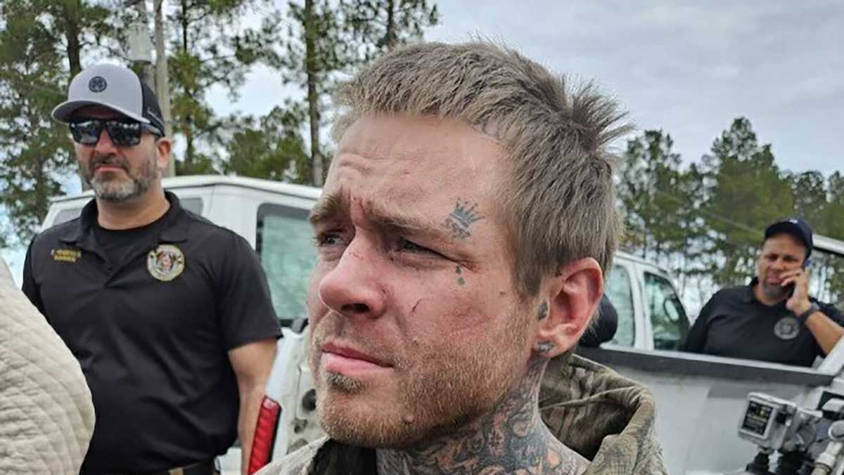 Drew Johnson captured after Mississippi prison escape