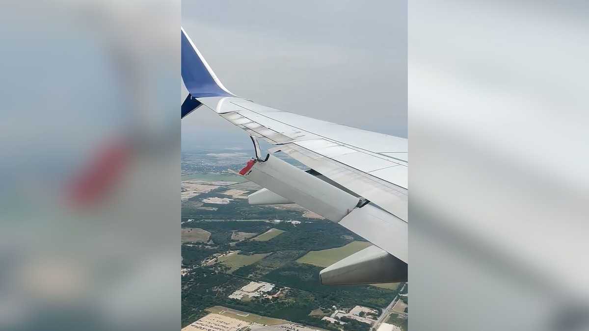Part of Delta Air Lines 737's wing breaks off during flight